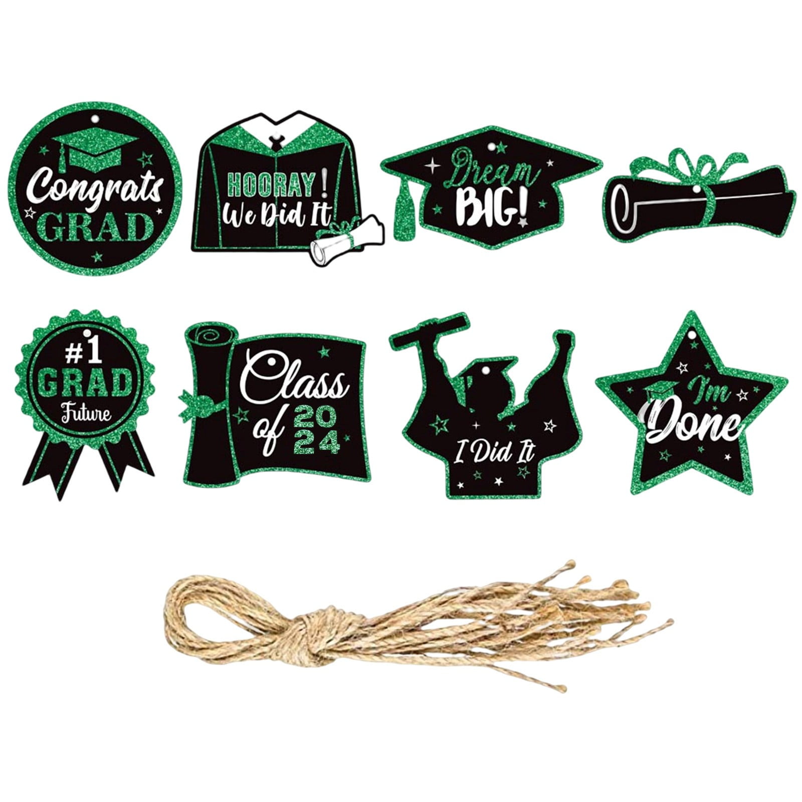 Wall hanging decor Graduation Decorations Pre Assembled Hanging Swirls ...