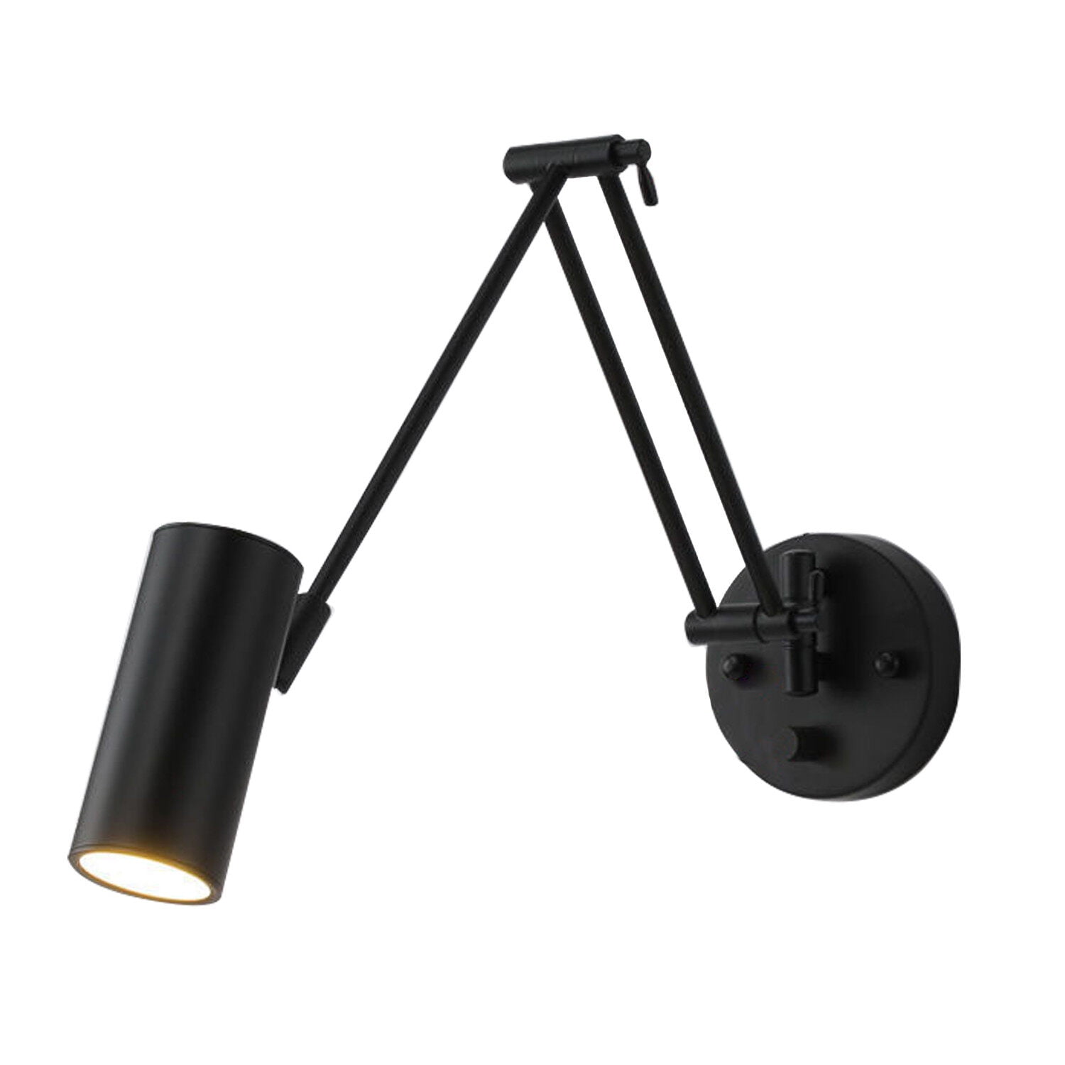Wall lamp, Bedroom Bedside Lamp Telescopic Rocker Arm Reading Sconce ...
