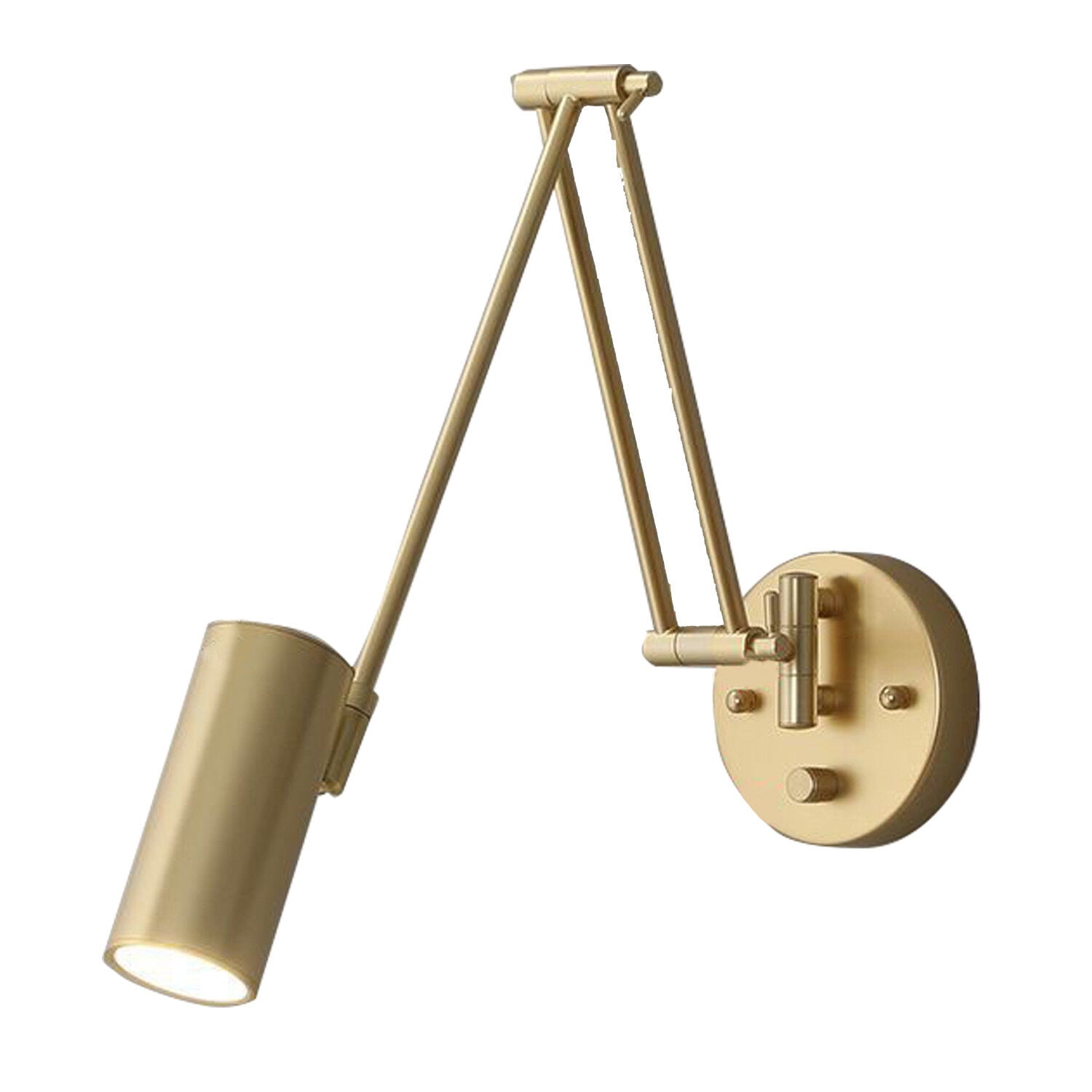 Wall lamp, Bedroom Bedside Lamp Telescopic Rocker Arm Reading Sconce ...