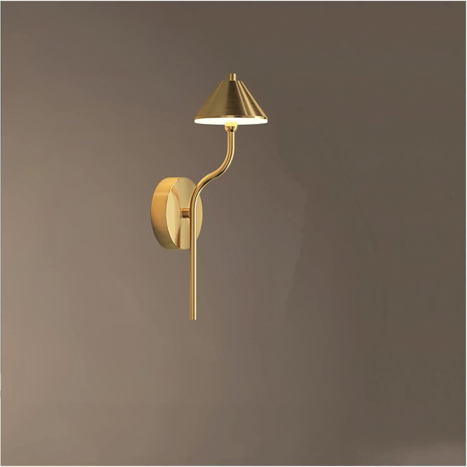 Wall lamp Modern Copper Wall Lamp - Umbrella Decorative Lamp LED Sconce ...