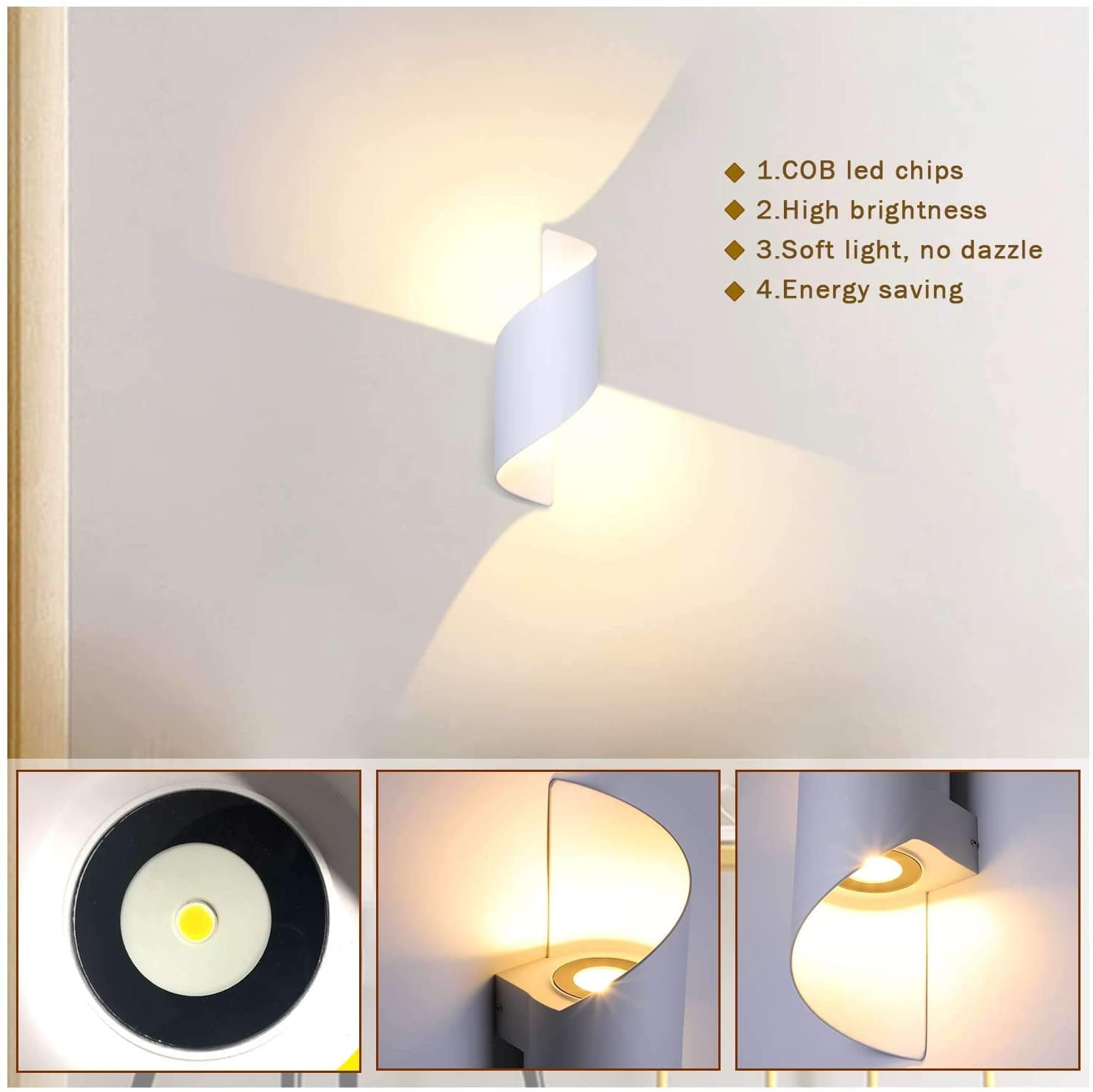 Wall lamp Outdoor Wall Light LED Waterproof Wall lamp IP65 Aluminum ...