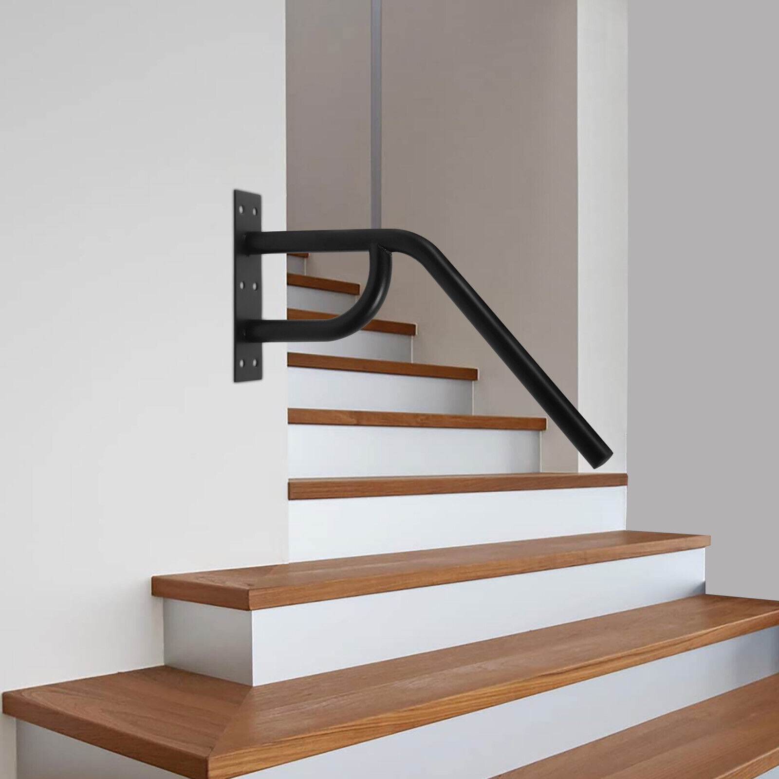 Wall-mounted 23in Handrail Safety Grab Bar for Garage Outdoor Steps ...