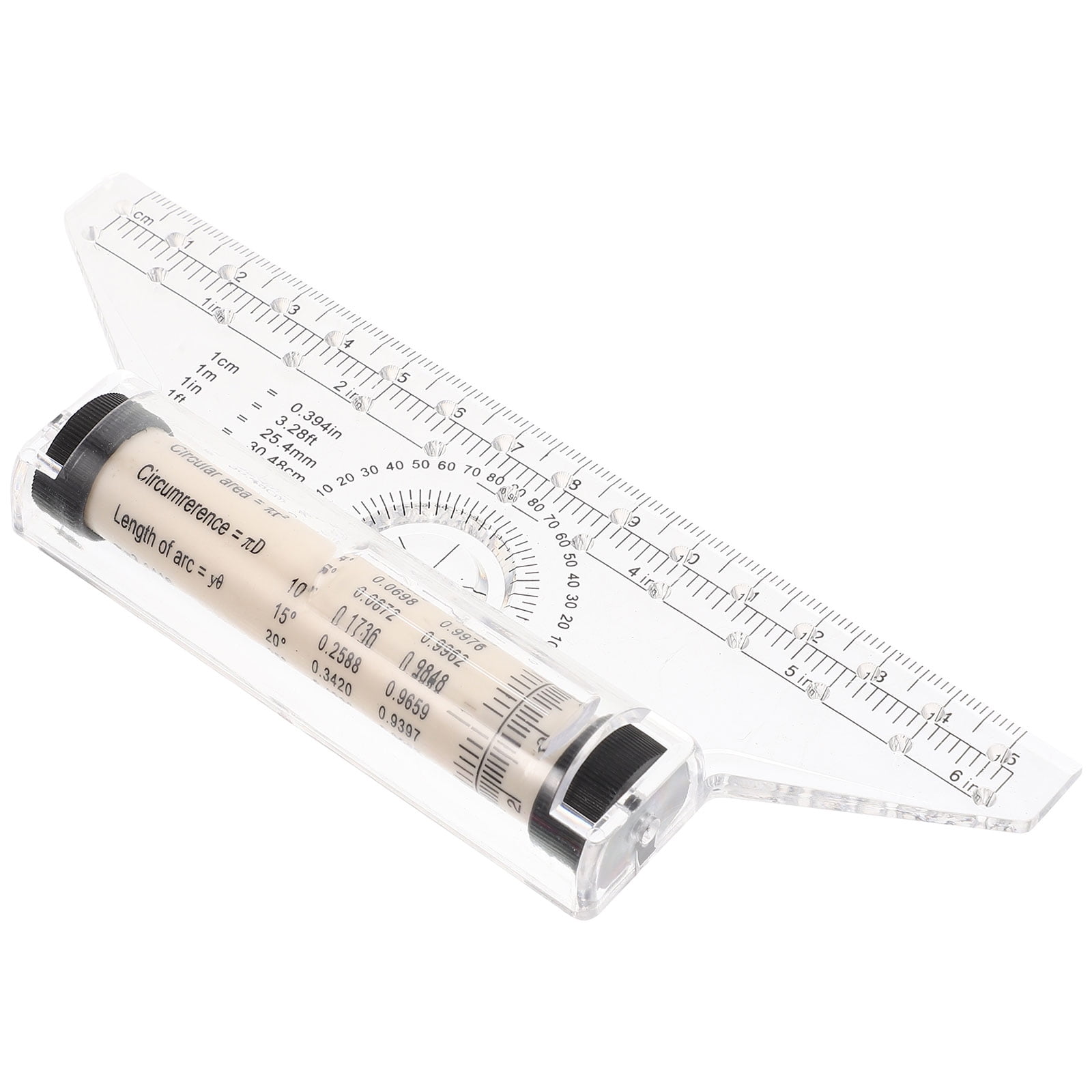 Universal Carpenter Square Balance Ruler Parallel Roller Student ...