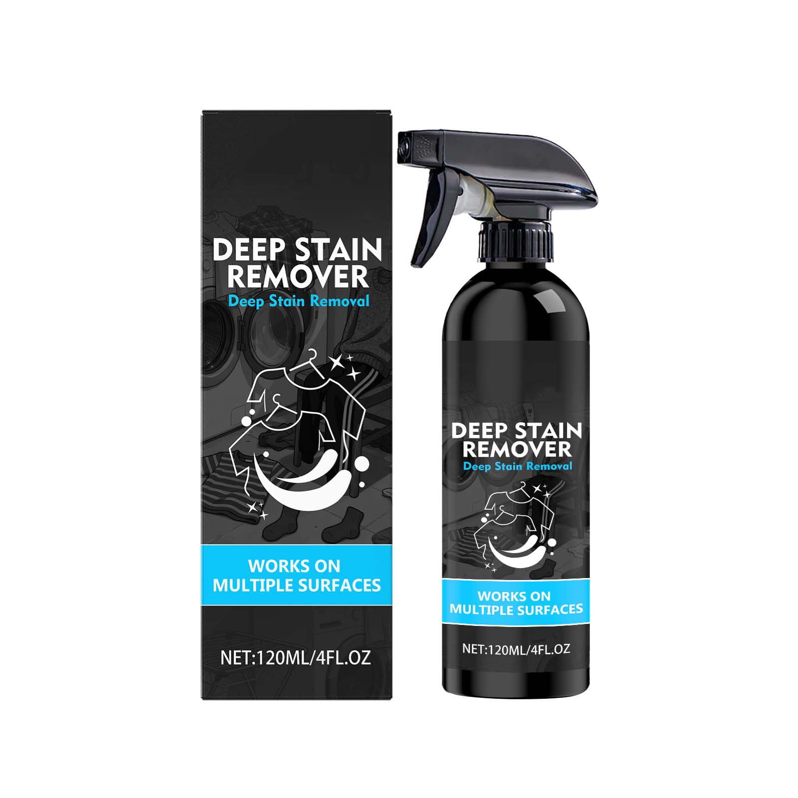 Wall-mounted Clothing Stain Remover - Multi-Cleaner for Grease, Grime ...