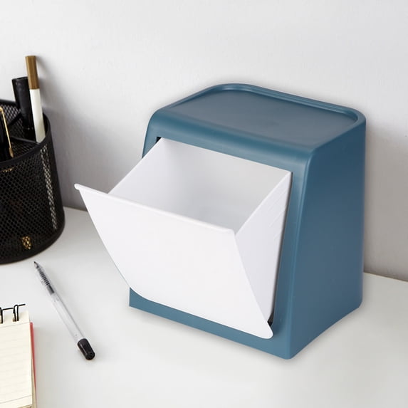 Wall mounted Destop Trashbin Garbage Can Home Office Washbasin Kitchen ...