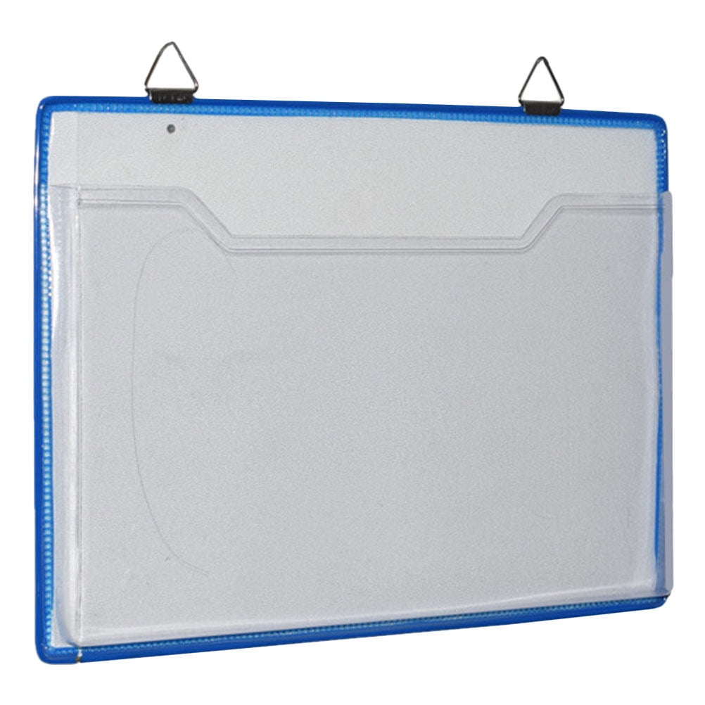 Wall-mounted File Folder Hanging Folders Paper Bin Travel Blue ...