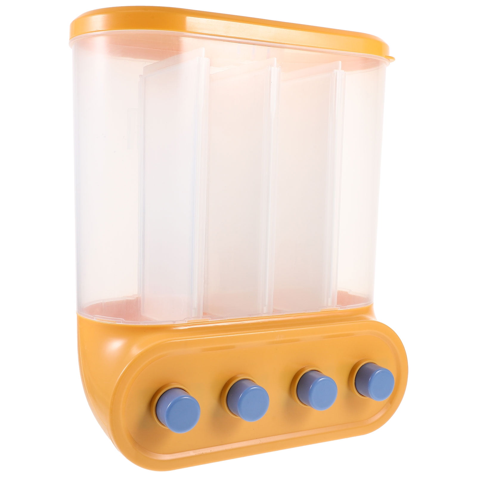 Wall-mounted Punch Free Grain Holder Reusable Divided Rice Container ...