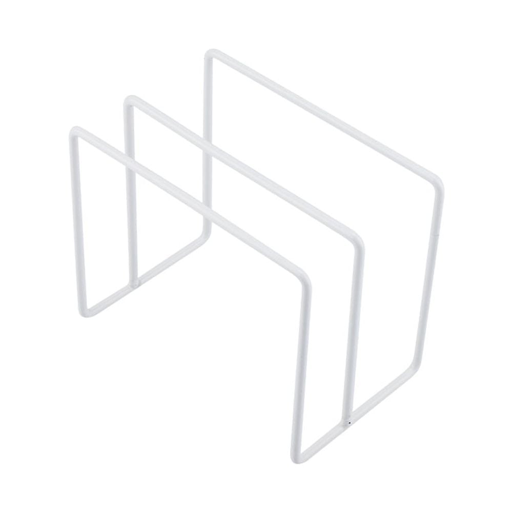 Wall mounted Self adhesive Lid Cutting Chopping Board Rack Holder ...