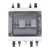Wall-mounted Solar Combiner Box, Solar Disconnect Switch 40Amp DC ...