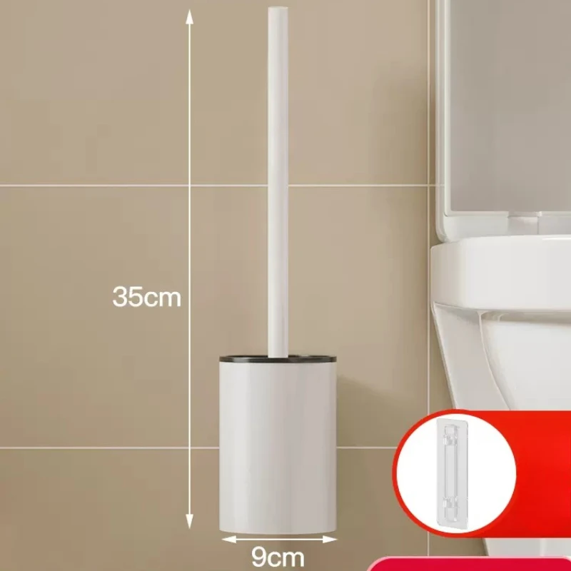 Wall-mounted and standing Handle toilet brush no dead Angle washing ...