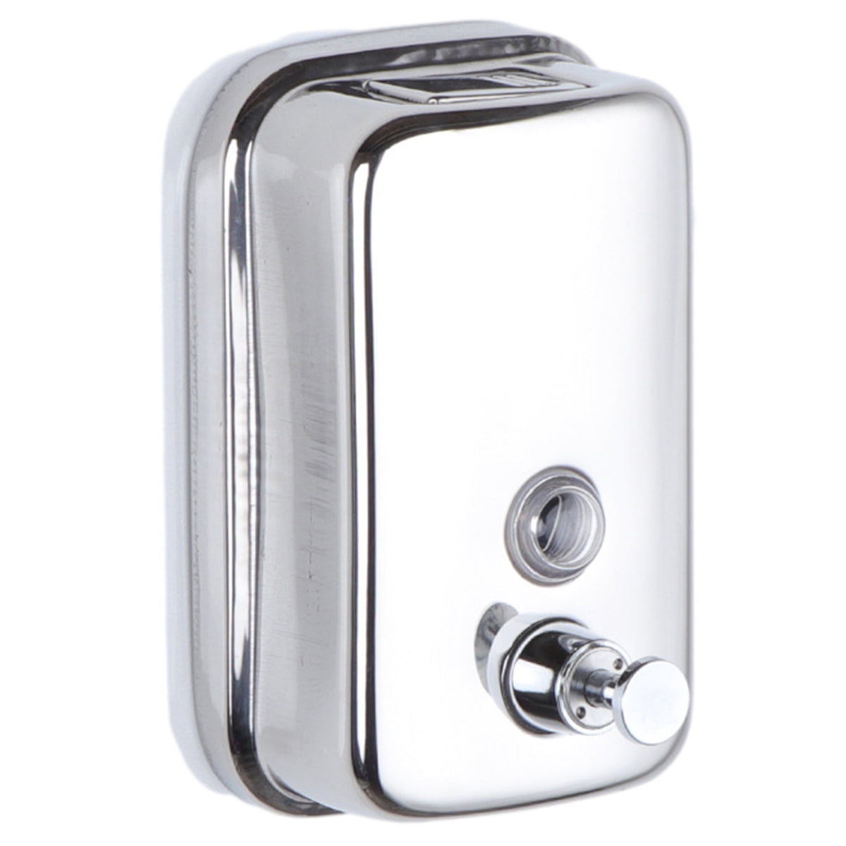 Wall-mounted hand pump soap dispenser, stainless steel, wall-mounted ...