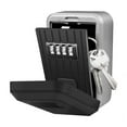 Wall-mounted key safe , mini storage key box key storage lock box with ...