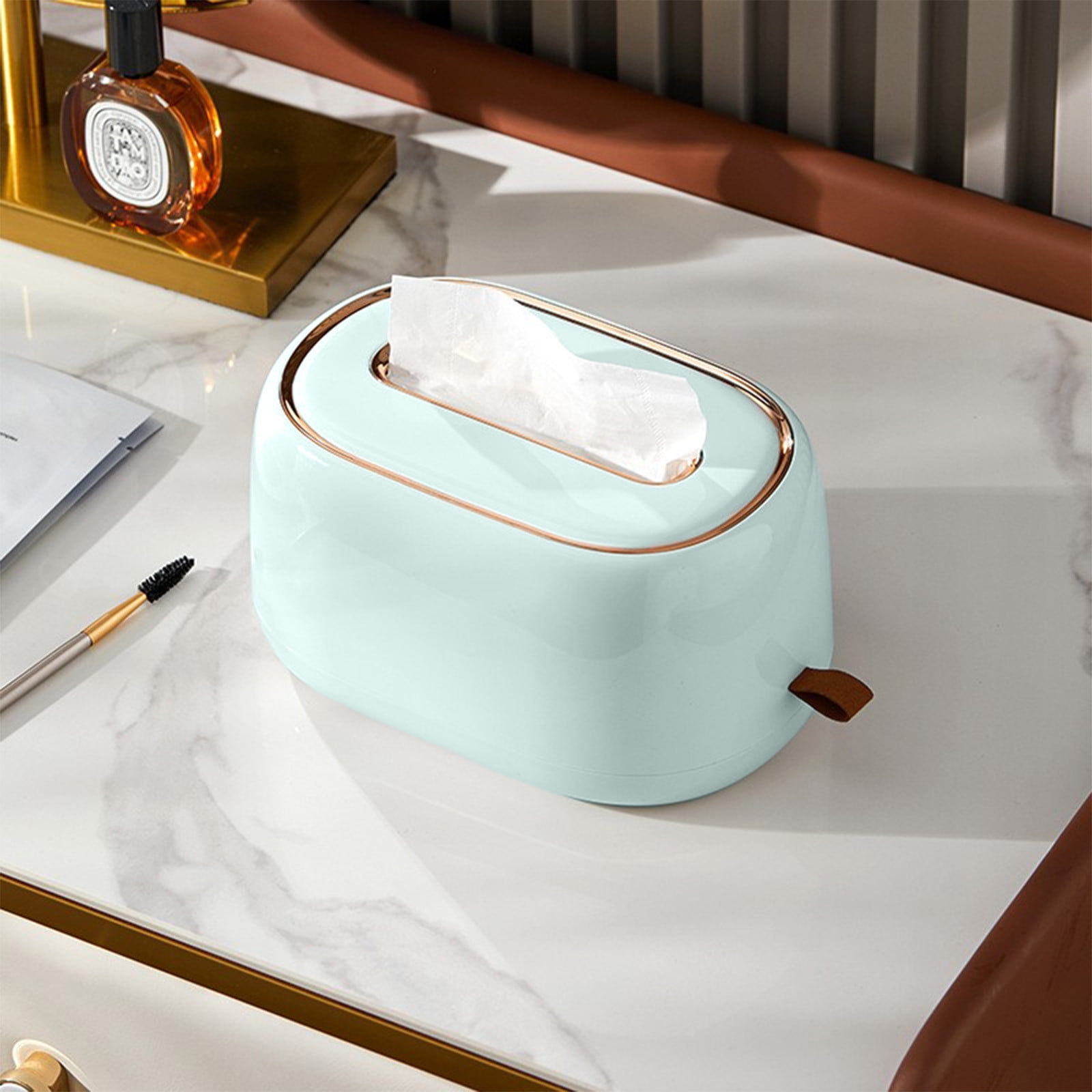 Wall - mounted No - punch Desktop Spring Tissue Box. For Living Room ...