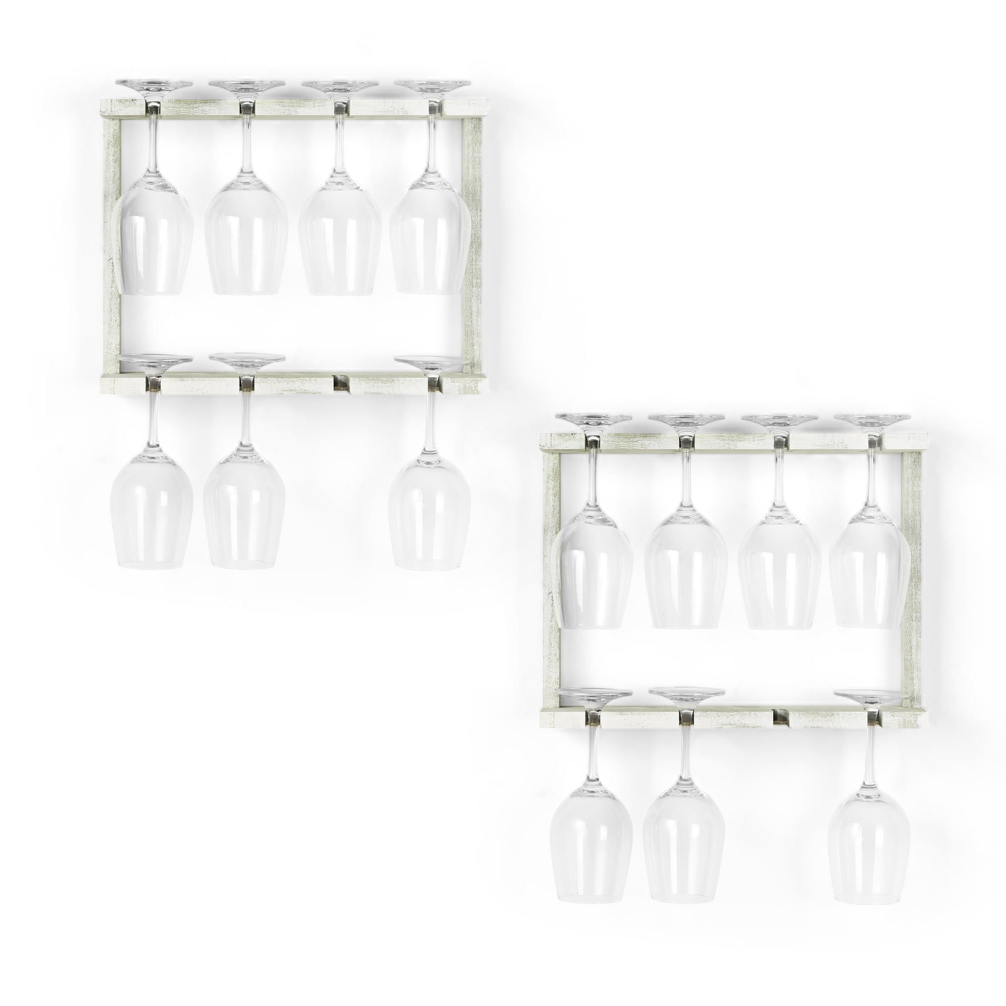 Wall-mounted wine glass holder, goblet storage rack, cabinet lower ...