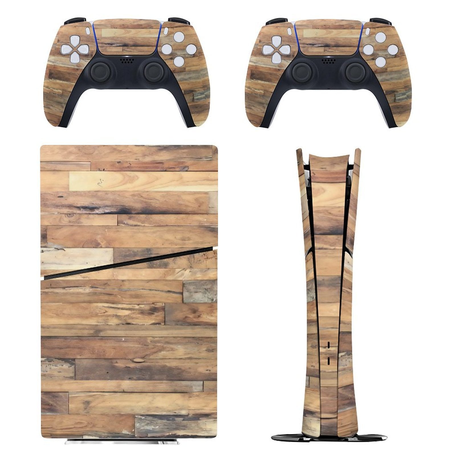 Wall-murals-wood-texture-background Console Skin Bundle for PS5 Pro ...