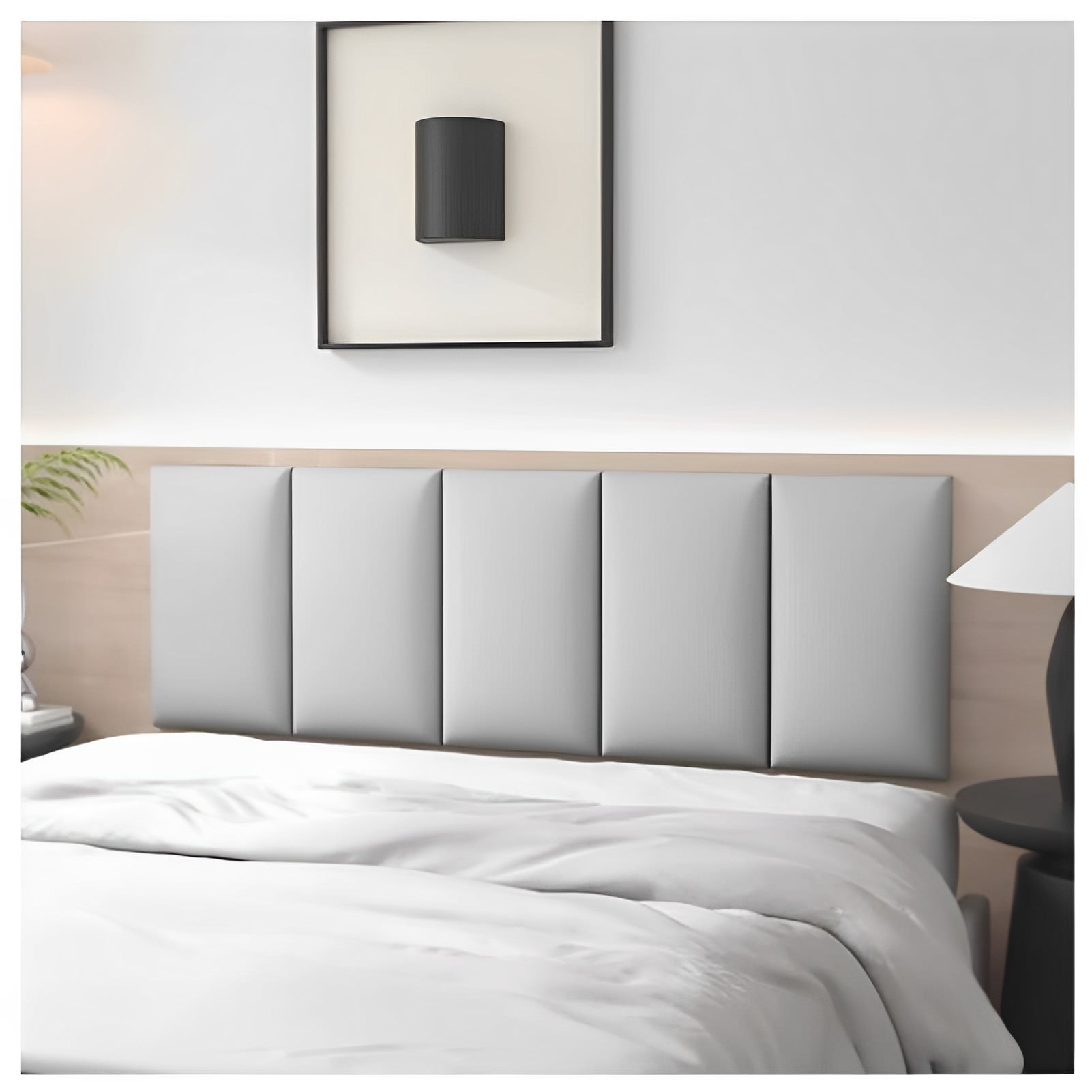 Wall panels upholstery self-adhesive, 3D wall panels headboard bed ...