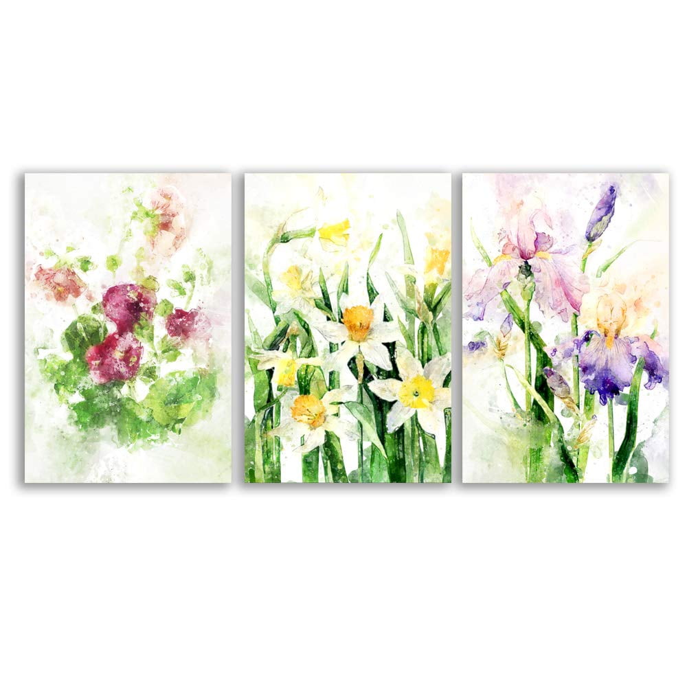 Wall26-3 Panel Canvas Wall Art-Chromatic-Giclee Painting Wall Bedroom ...