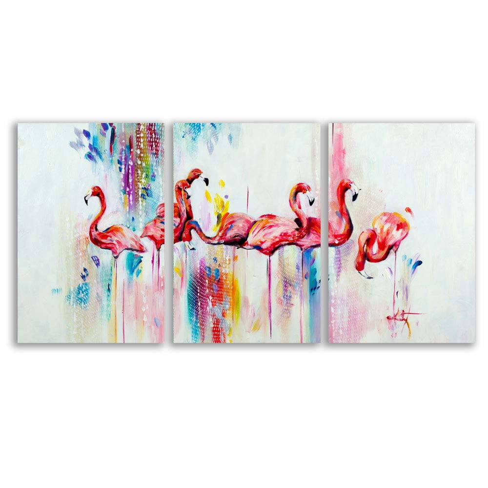 Wall26-3 Panel Canvas Wall Art-Chromatic-Giclee Painting Wall Bedroom ...