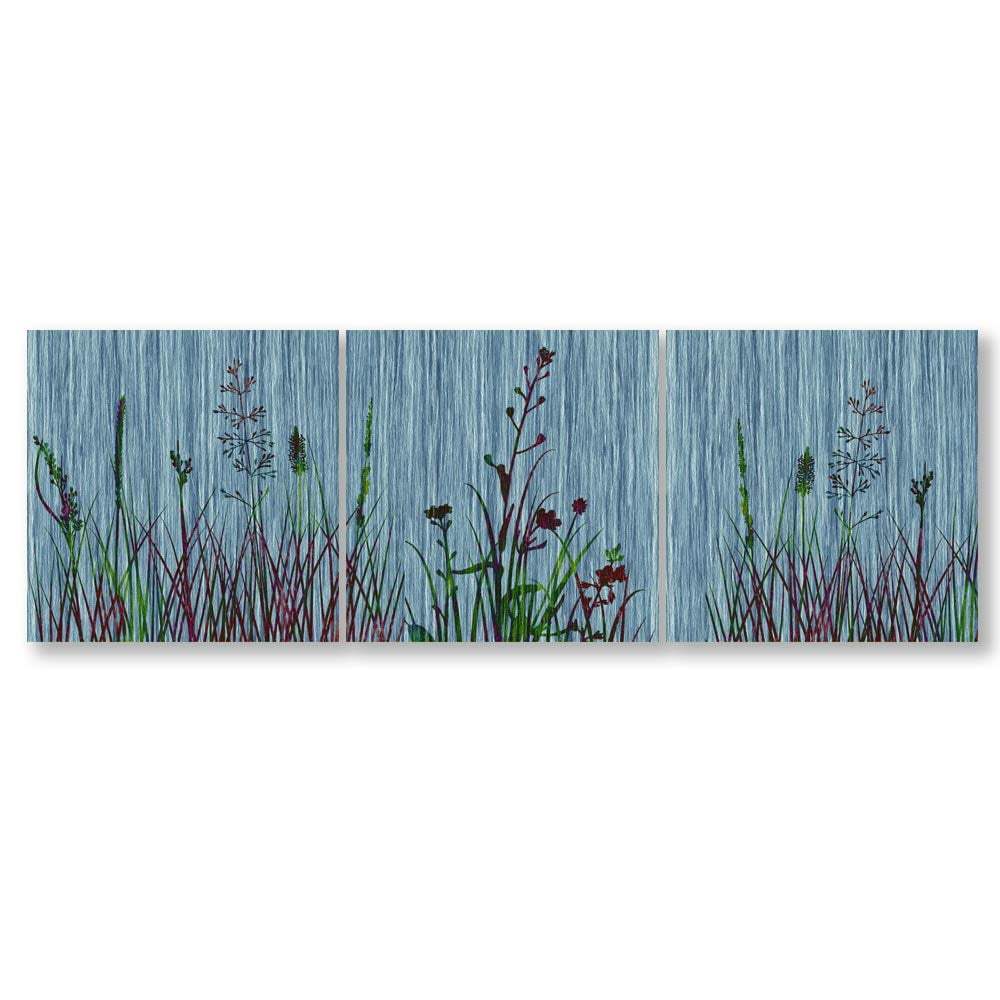 Wall26-3 Panel Canvas Wall Art- Wooden Texture Art -Giclee Painting ...