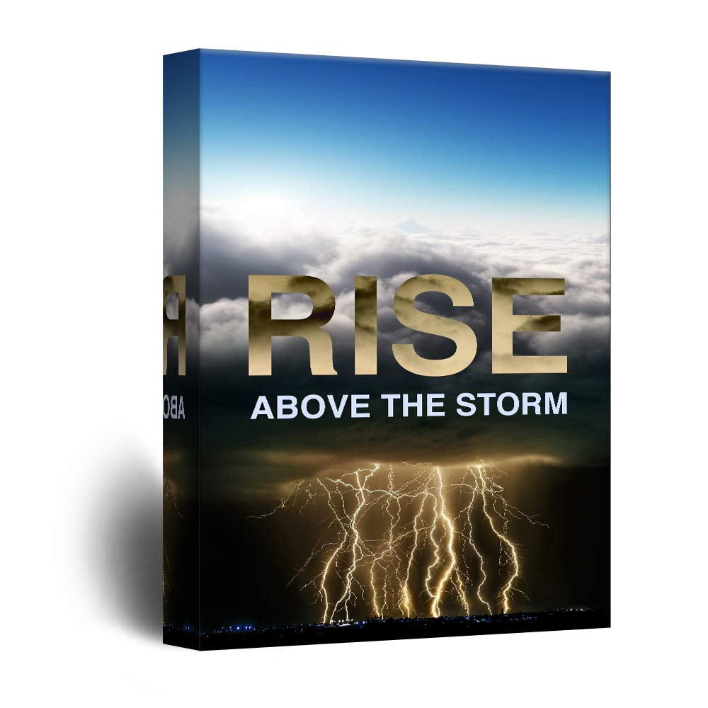 Wall26-Canvas Wall Art-Rise Above The Storm-Giclee Painting Wall ...
