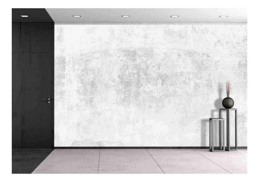 Wall26 - Clean Plaster Damaged Wall - Canvas Art Wall Mural Decor - 100 ...