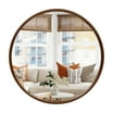 Sagebrook Home Neutral Wood Brown 32" Round Mirror - Walmart.com