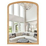 WallBeyond Wood Rustic Arched Mirror for Room Wall Decor, 30" × 40 ...