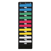 Medical Chart Hanging Wall File Holder - Gray - 11 Pockets - Walmart.com