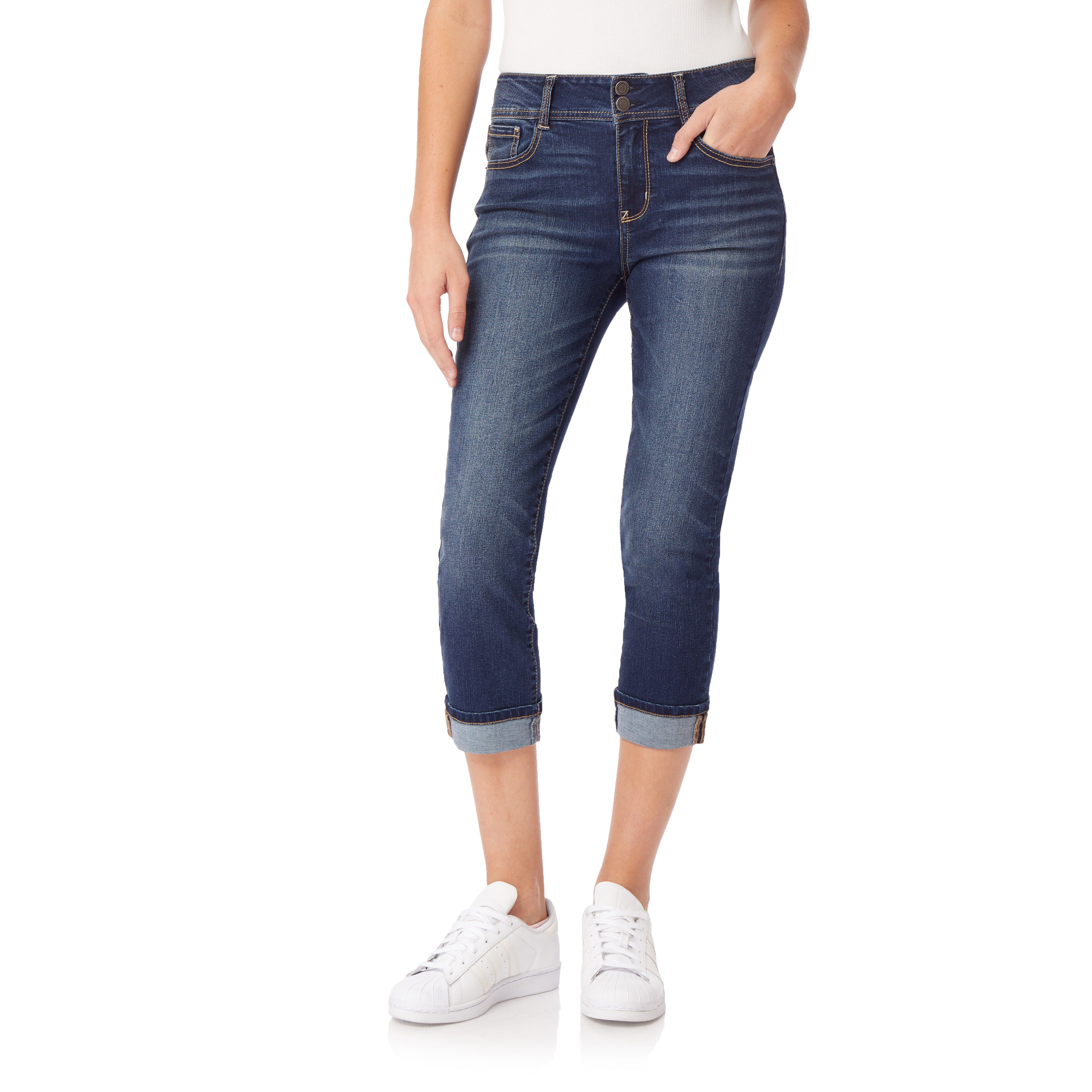 WallFlower Jeans For Women Flirty Curvy Crop Jeans High Rise Insta ...
