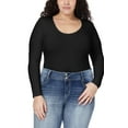 WallFlower Insta Smooth Women's Luna Scoop Neck Long Sleeve Bodysuit ...