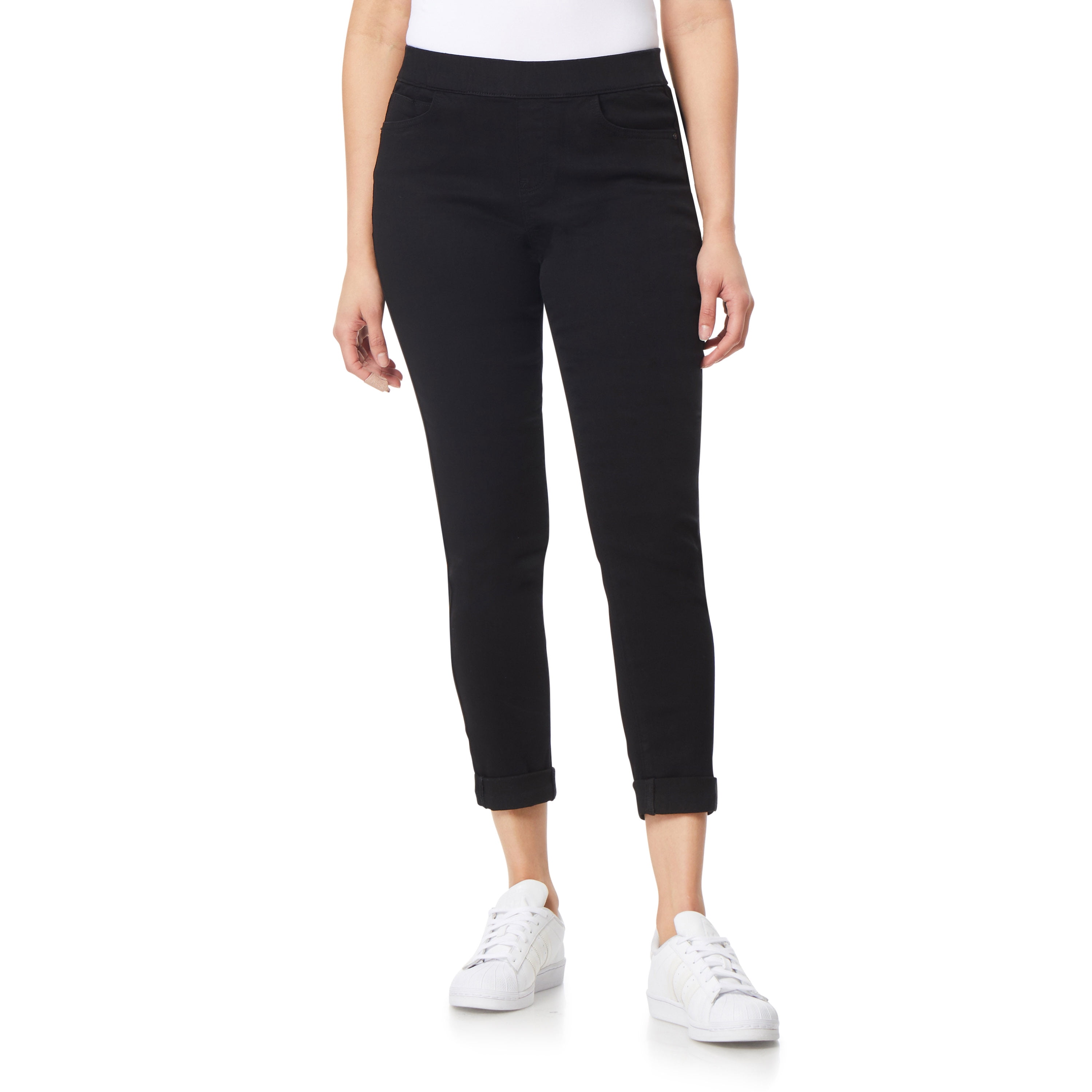 WallFlower Women's Pull On Denim Ankle High-Rise Insta Soft Juniors ...
