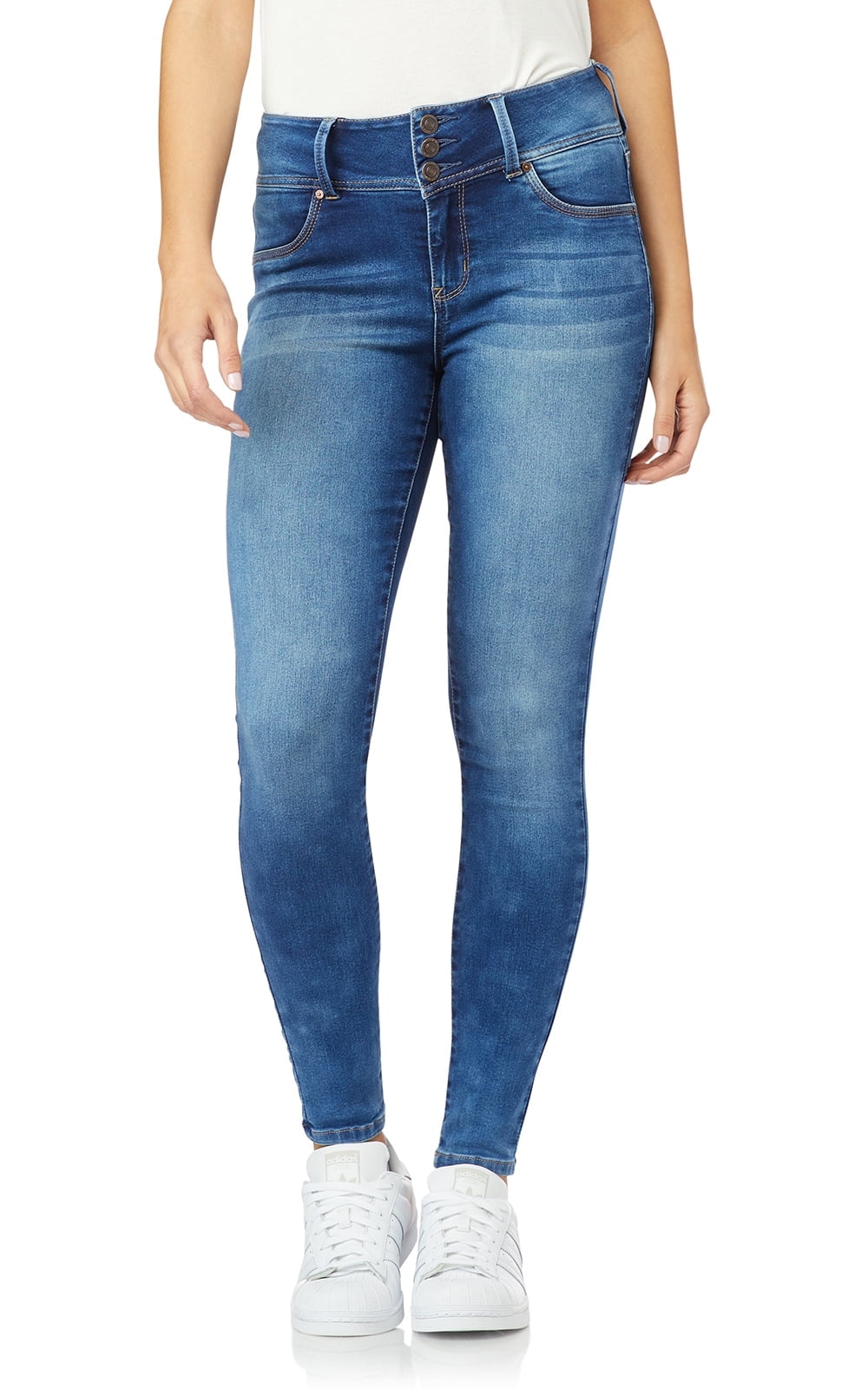 WallFlower Women's Sassy Skinny High-Rise Insta Soft Juniors Jeans ...