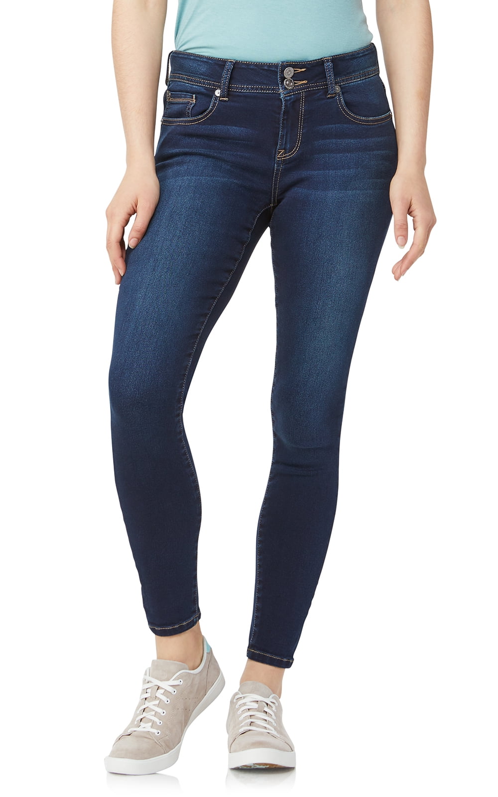 WallFlower Women's Ultra Skinny Mid-Rise Insta Soft Juniors Jeans ...