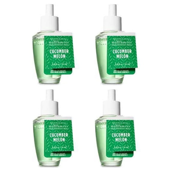 WallFlowers Fragrance Refill 0.8 Oz 4 Pack (Cucumber Melon) - Walmart.com