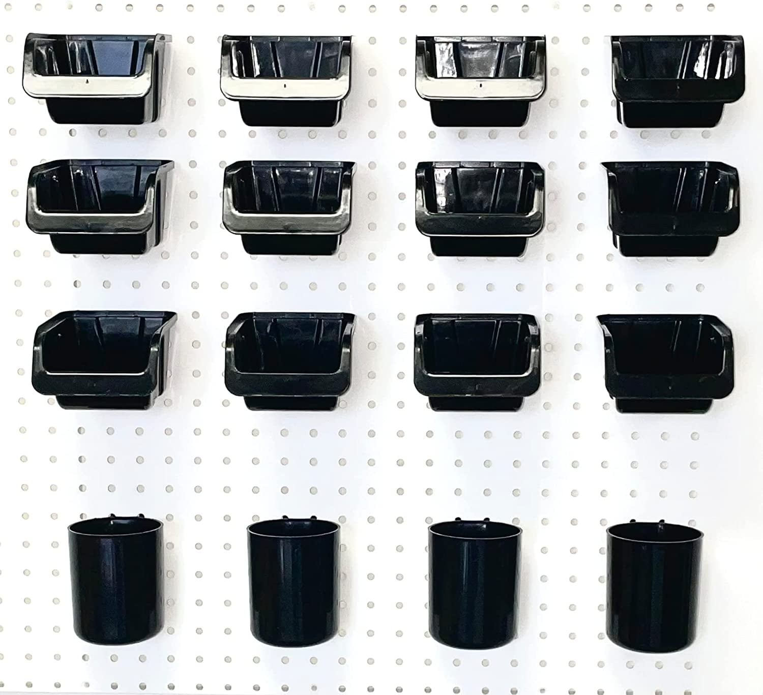 WallPeg Pegboard Bins Storage Bins - Kit PB16 Peg Board Bin & Cup ...
