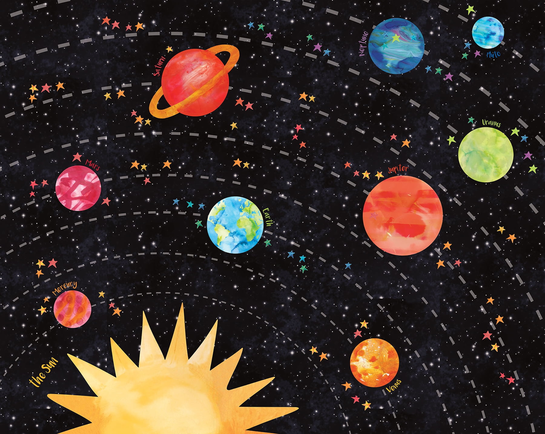 WallPops Out of This World Mural - Walmart.com