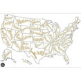WallPops Script Map Wall Art Kit - Walmart.com