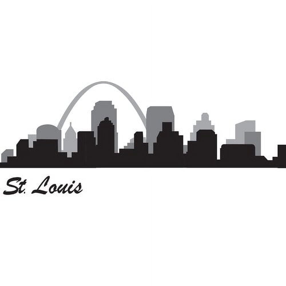 WallPops St Louis Cityscape Wall Art Kit - Walmart.com