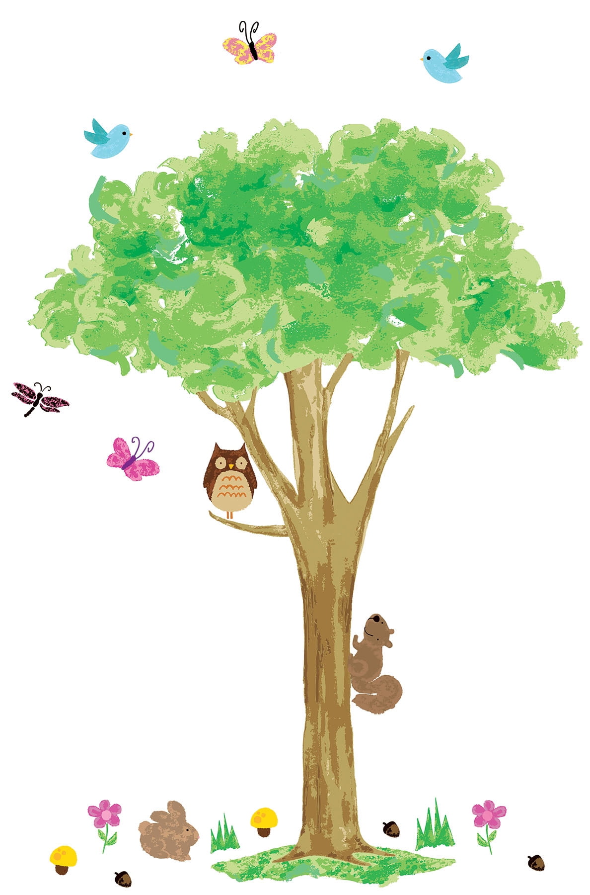 WallPops! The Friendly Forest Wall Decals Art Kit - Walmart.com