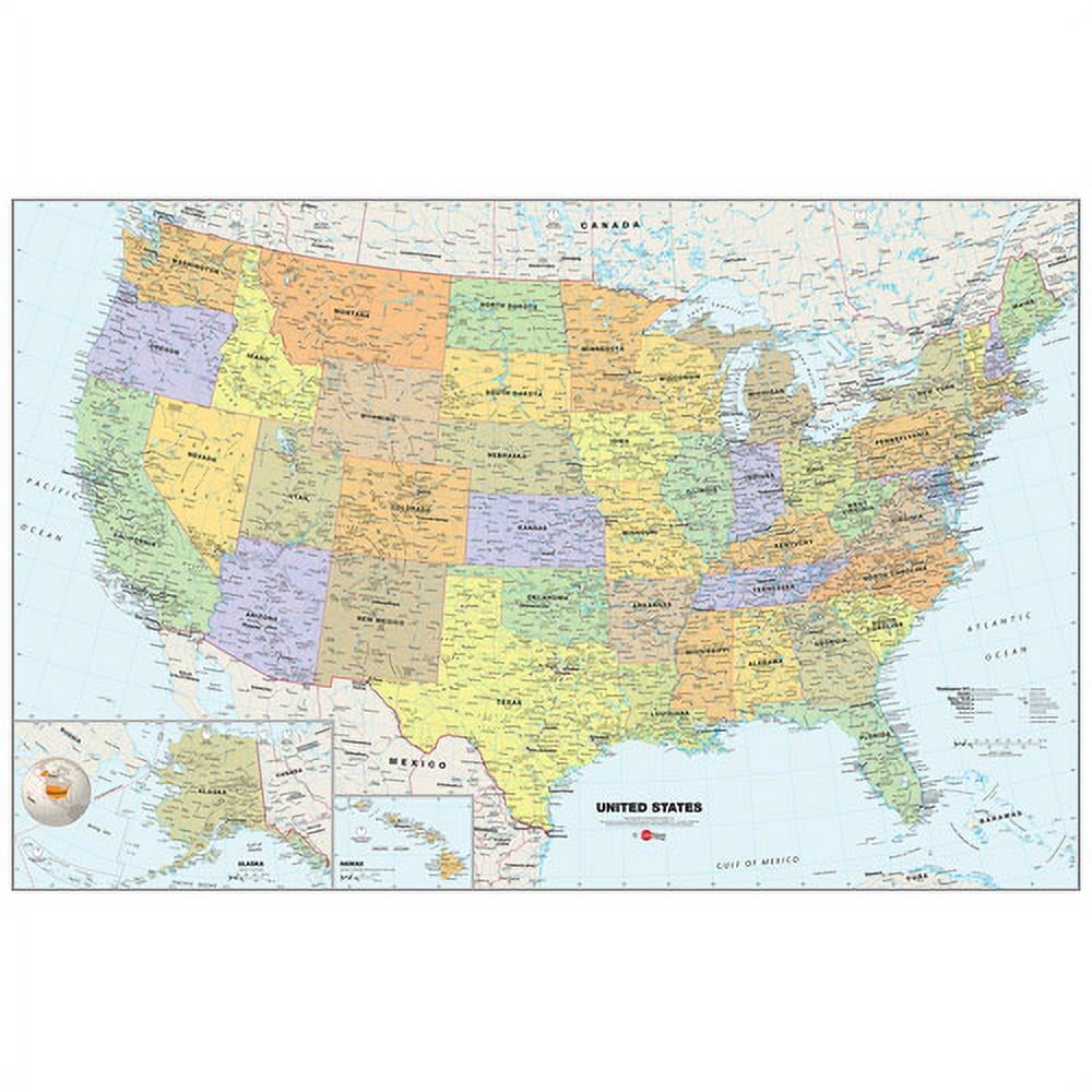 WallPops! Usa Dry Erase Map Wall Decals - Walmart.com