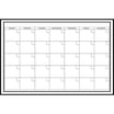"WallDeca Large Monthly Dry Erase Whiteboard Calendar Planner: Big ...