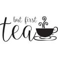 WallPops! but First Tea Quote Wall Decals- Adult - Walmart.com