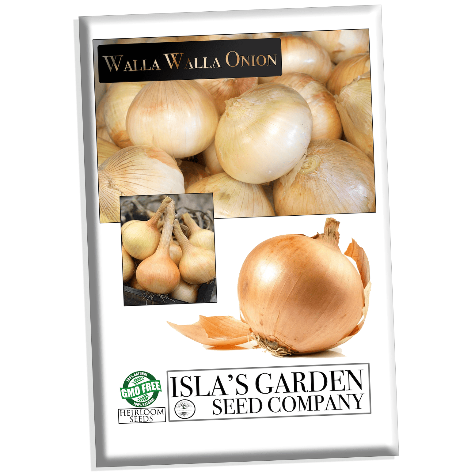 Walla Walla Sweet Spanish Onion Seeds for Planting, 300+ Seeds Per ...