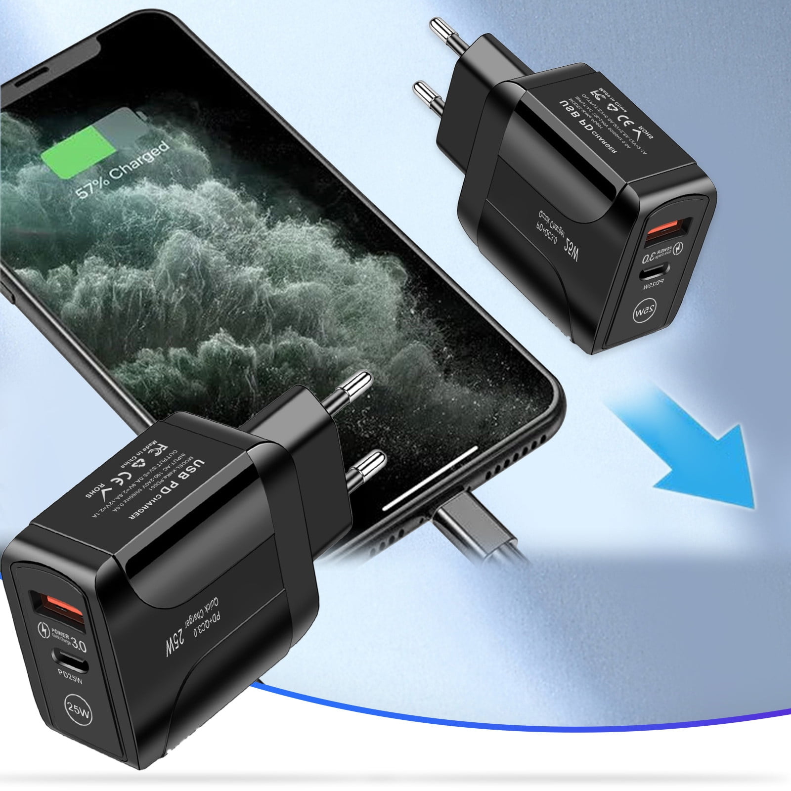 Wallabot2 for Android for Charging 80 Charger Power Port Iii S7 Edge ...