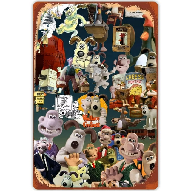 Wallace & Gromit Animation Diamond Painting 16x20 Inch Wall Art - Fun ...