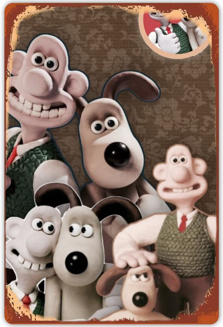 Wallace & Gromit Comedy Diamond Painting Kit (16x20 Inch) - Full Drill ...
