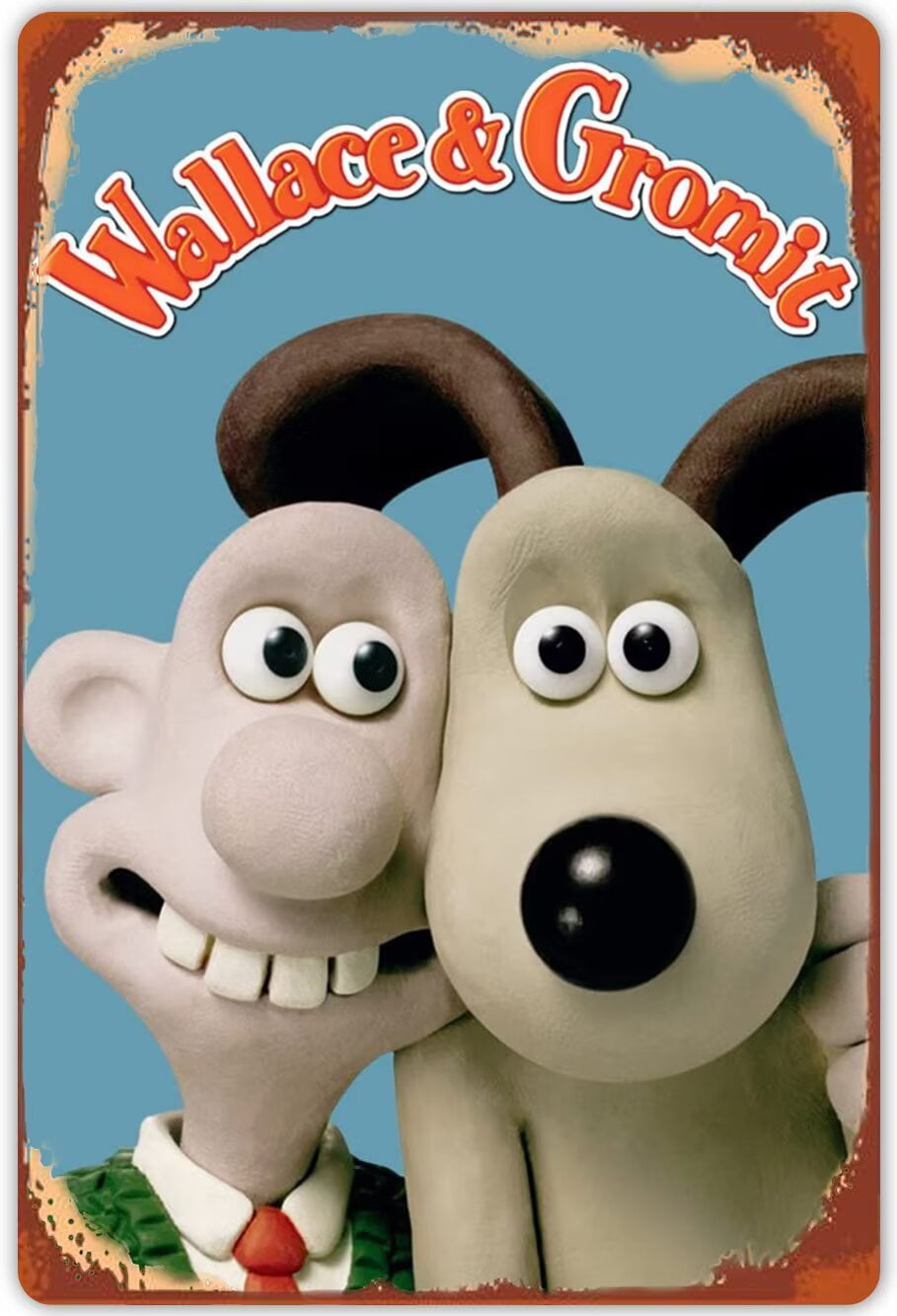 Wallace & Gromit Poster Diamond Painting 12x16 Inch Wall Art -Cartoon ...