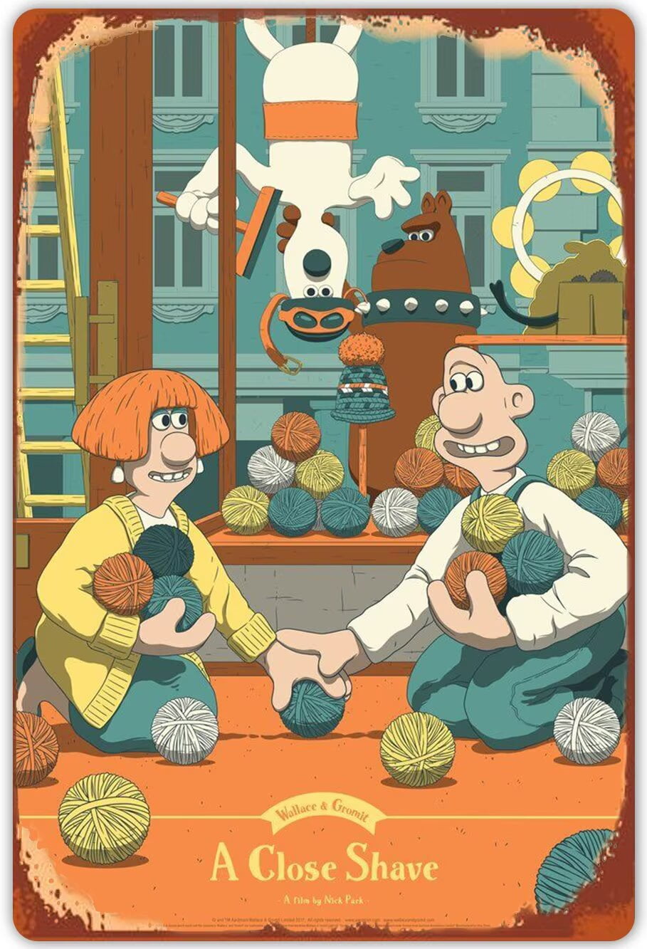 Wallace & Gromit Theme 5D Diamond Painting Kits for Adults & Beginner ...