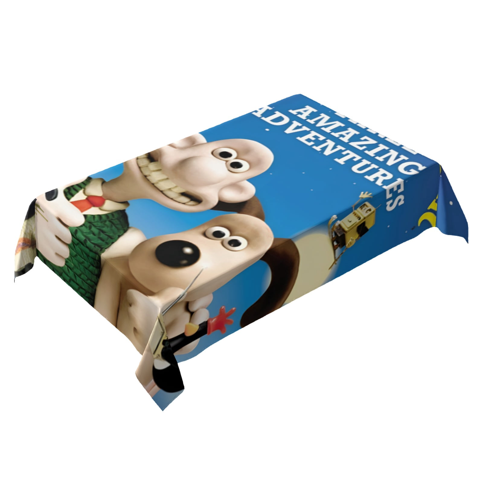 Wallace & Gromit Vengeance Most Fowl square tablecloth has an iconic ...