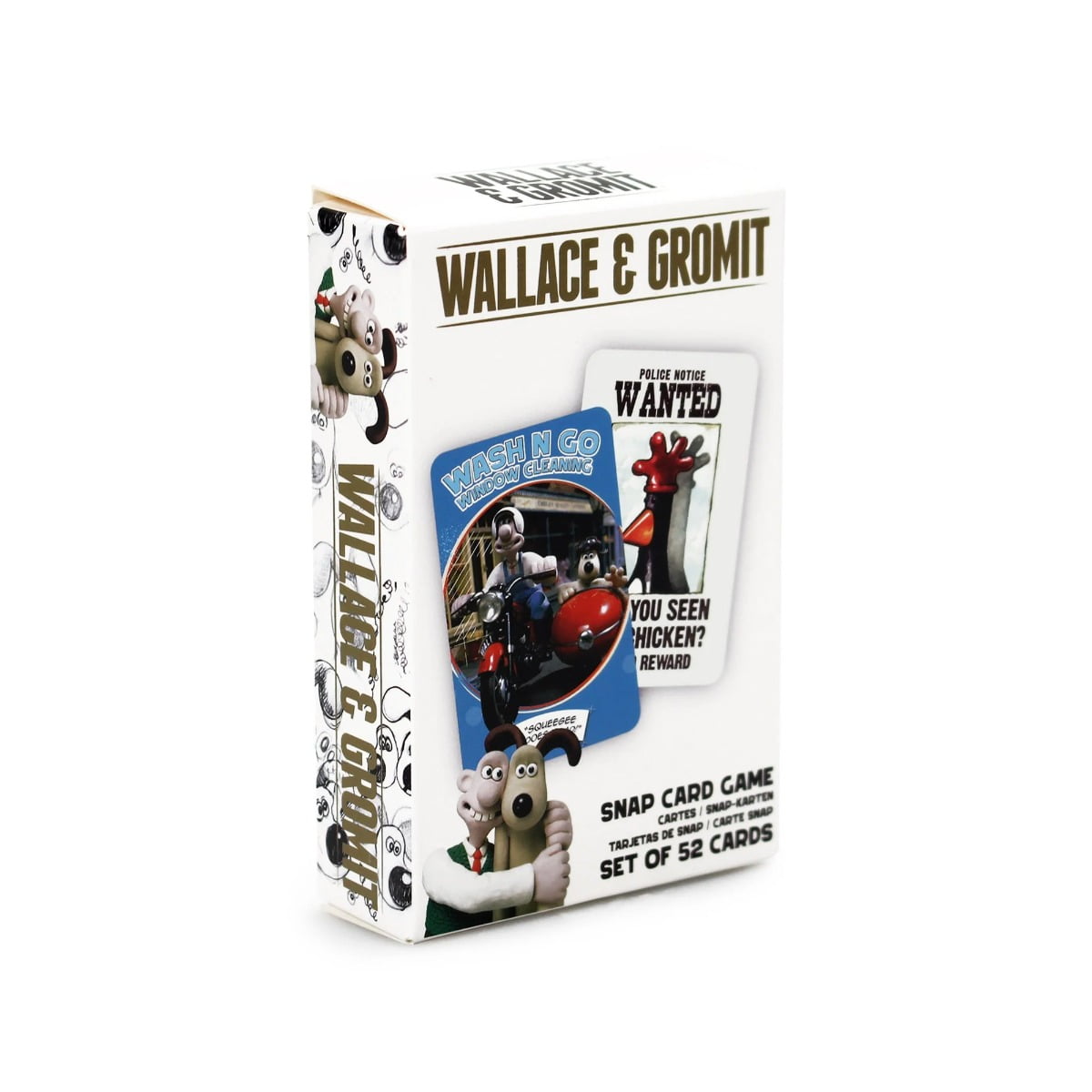 Wallace and Gromit - Pack of Snap Cards - Walmart.com
